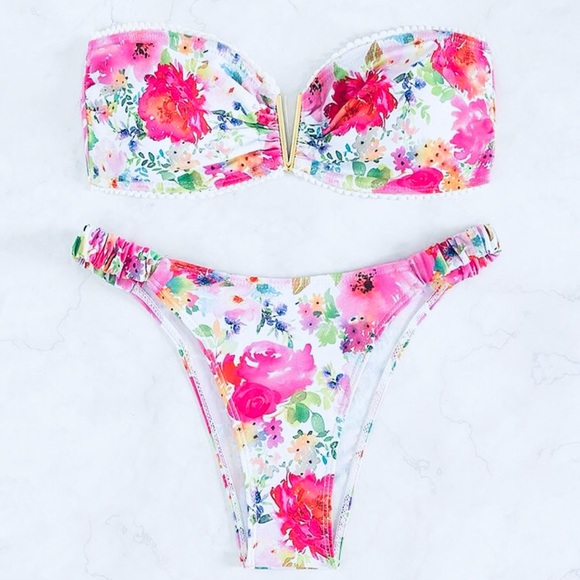 Glitz & Glam | Swim | Paradise Pink Bikini Set | Poshmark